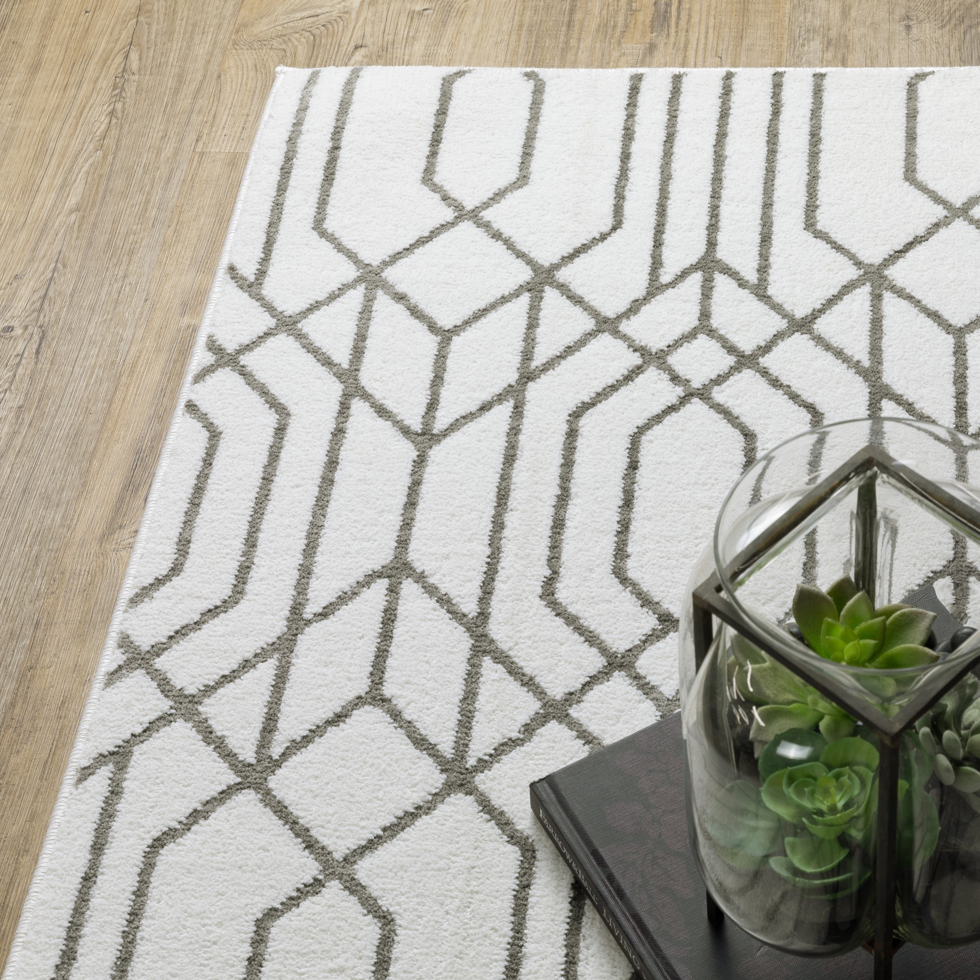 Oriental Weavers Montecito 4158W Area Rugs | Geometric Rectangular ...