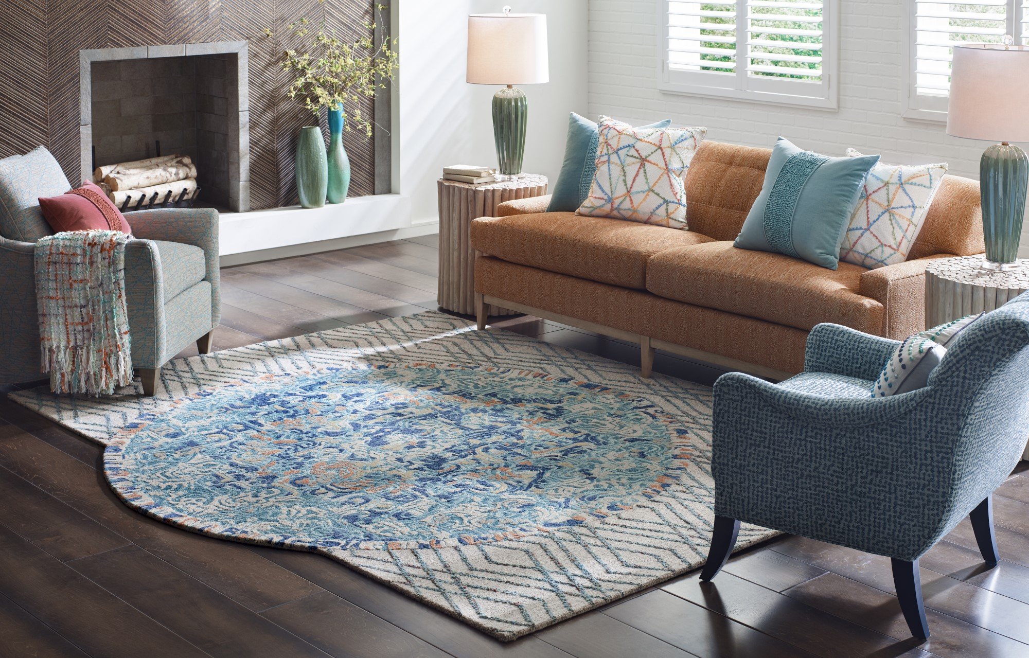 Rug Layering Size Guide: How to Layer 5x7, 8x10 and 9x12 Rugs | Rugs Direct