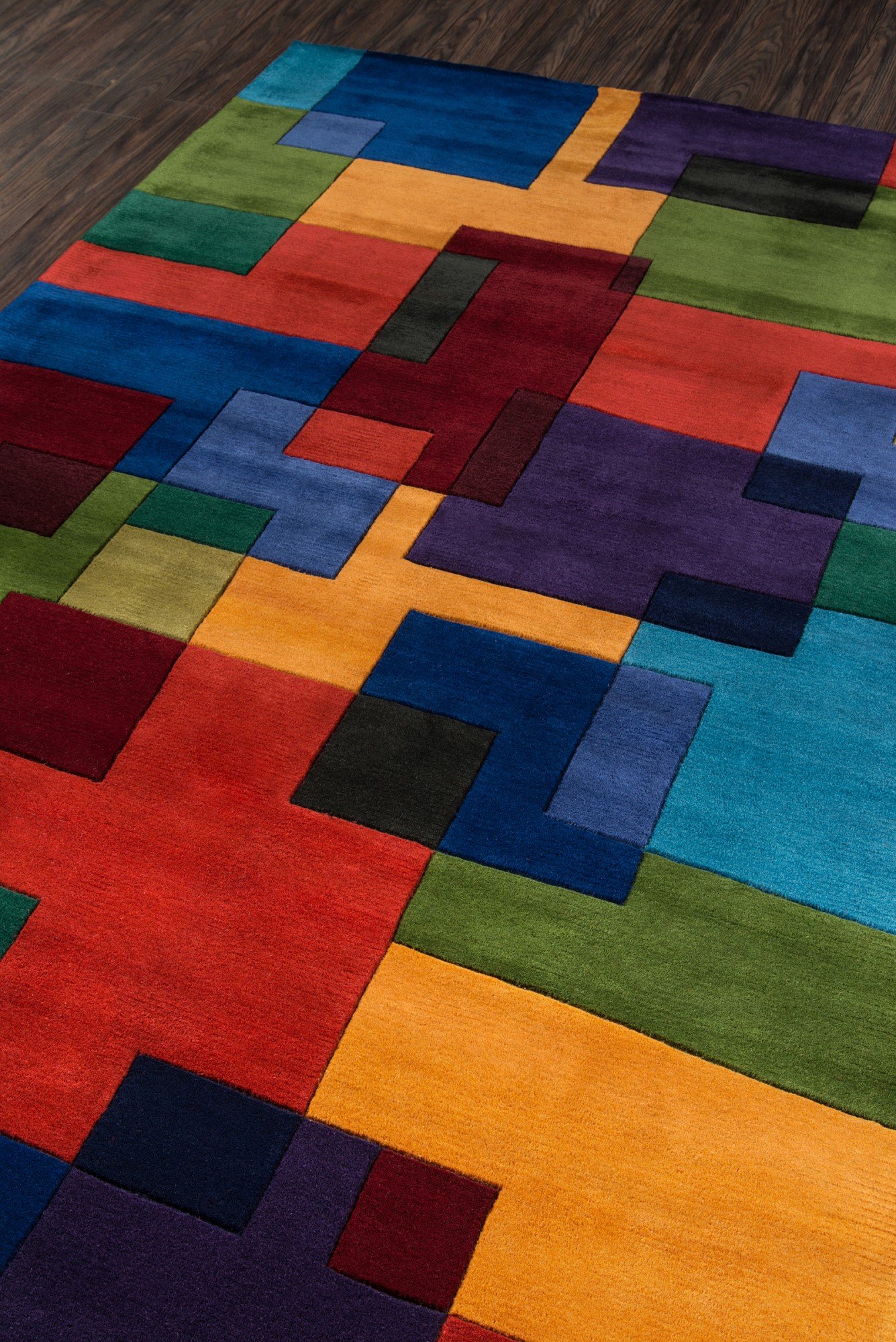 Momeni New Wave NW-49 Area Rugs | Wool Geometric Area Rugs | Rugs Direct