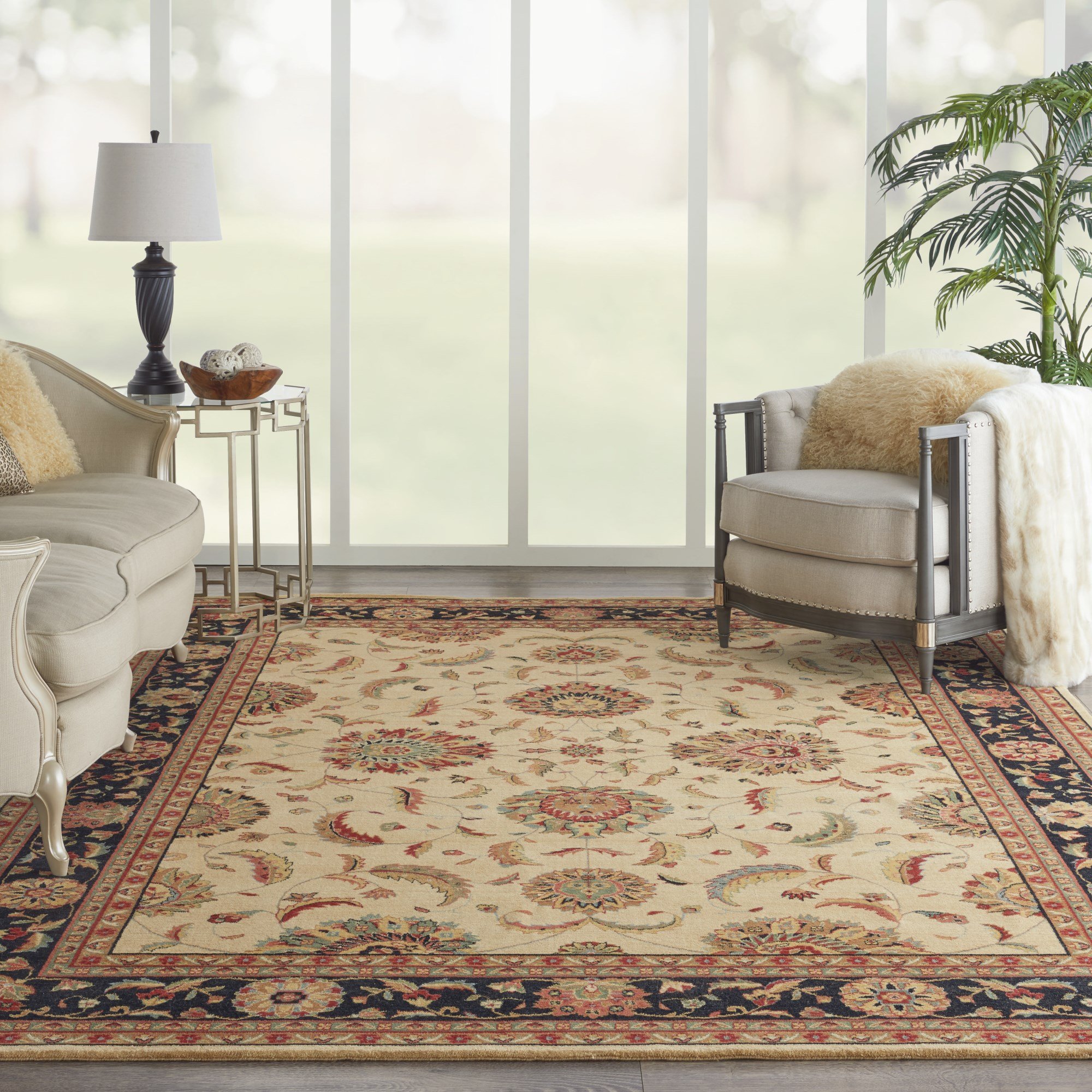 Nourison Living Treasures LI-04 Wool Traditional Area Rugs | Rugs Direct