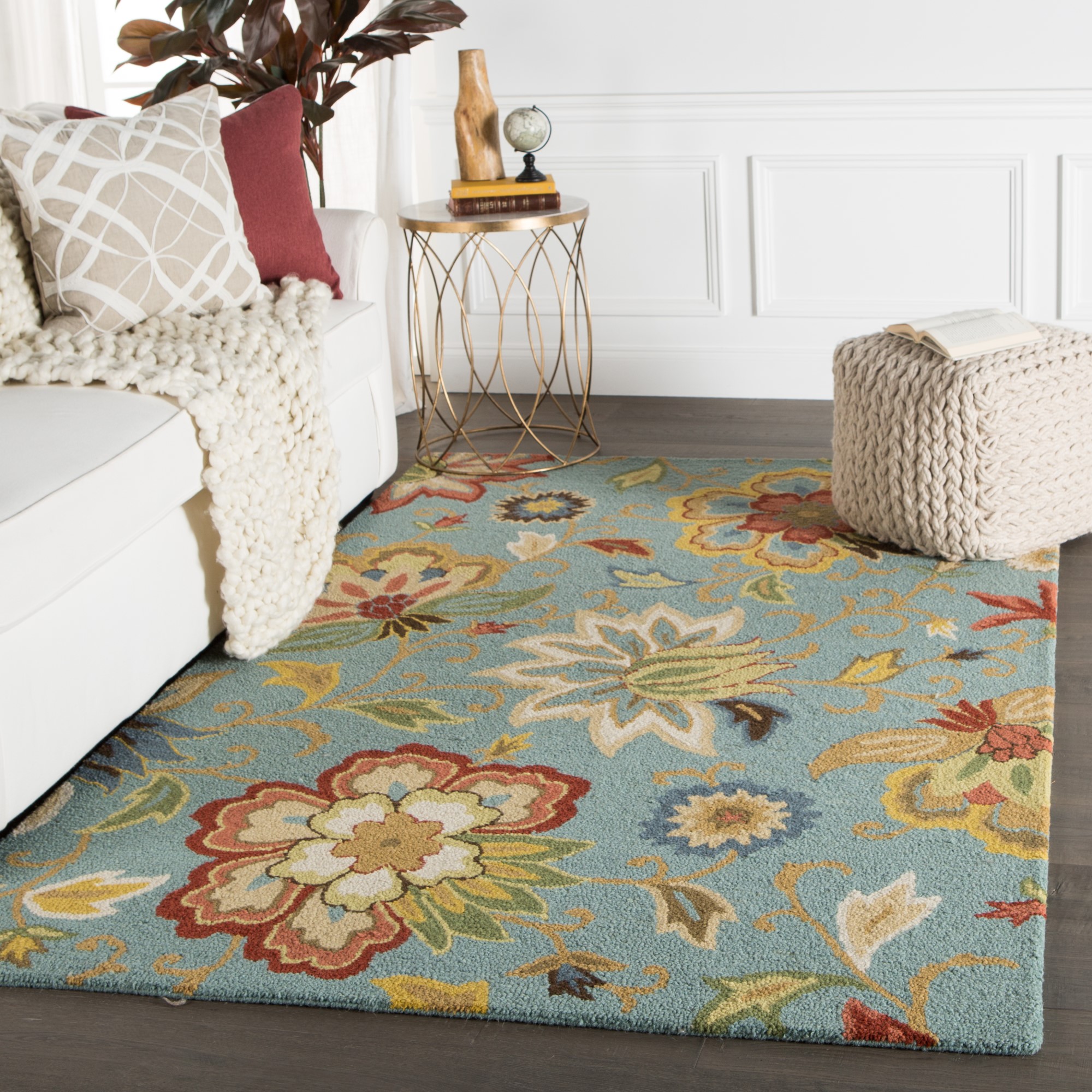 Jaipur Living Hacienda Zamora Botanical Wool Area Rugs | Rugs Direct