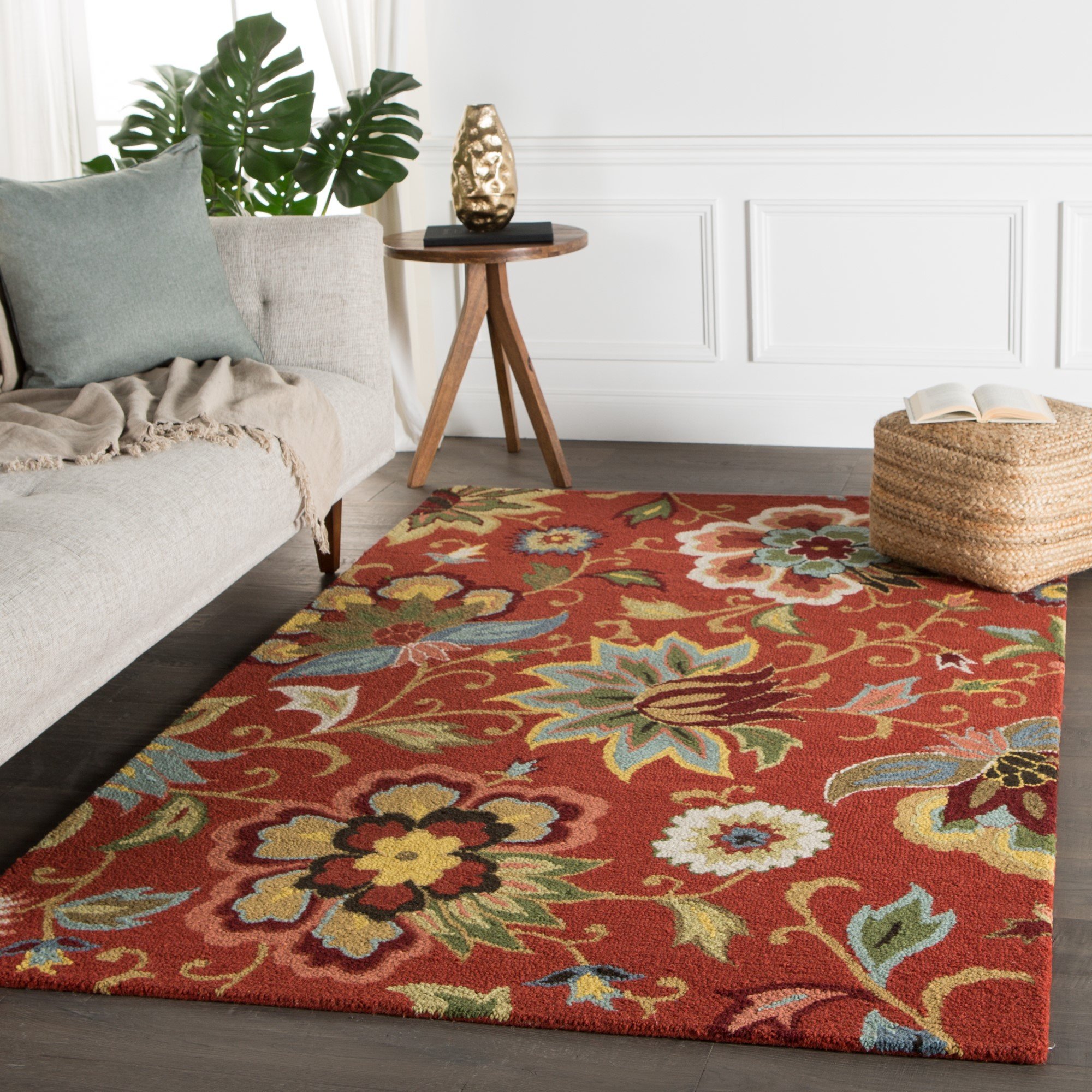 Jaipur Living Hacienda Zamora Botanical Wool Area Rugs | Rugs Direct