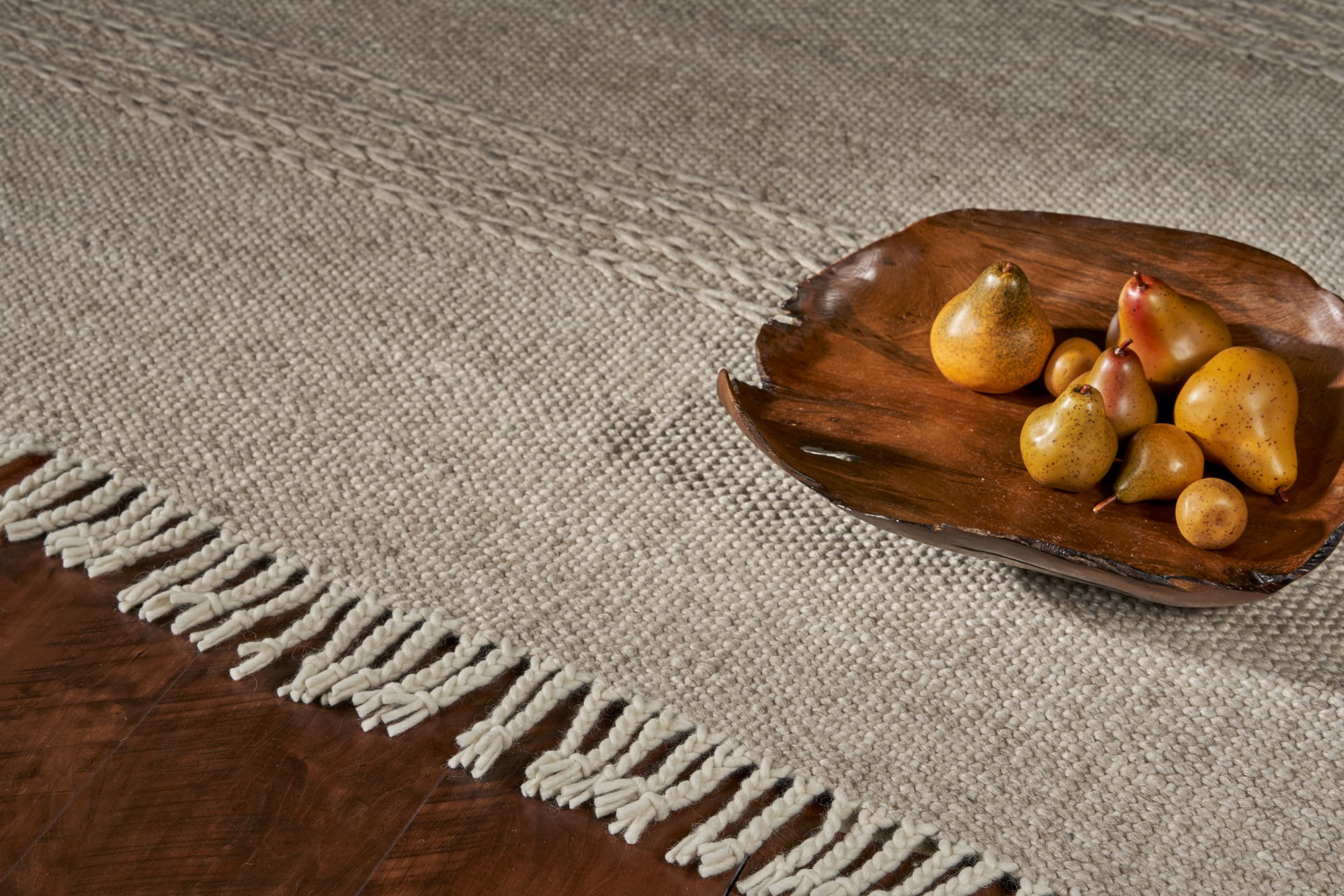 KAS Maui Cable Knit Rugs | Wool Casual Area Rugs | Rugs Direct