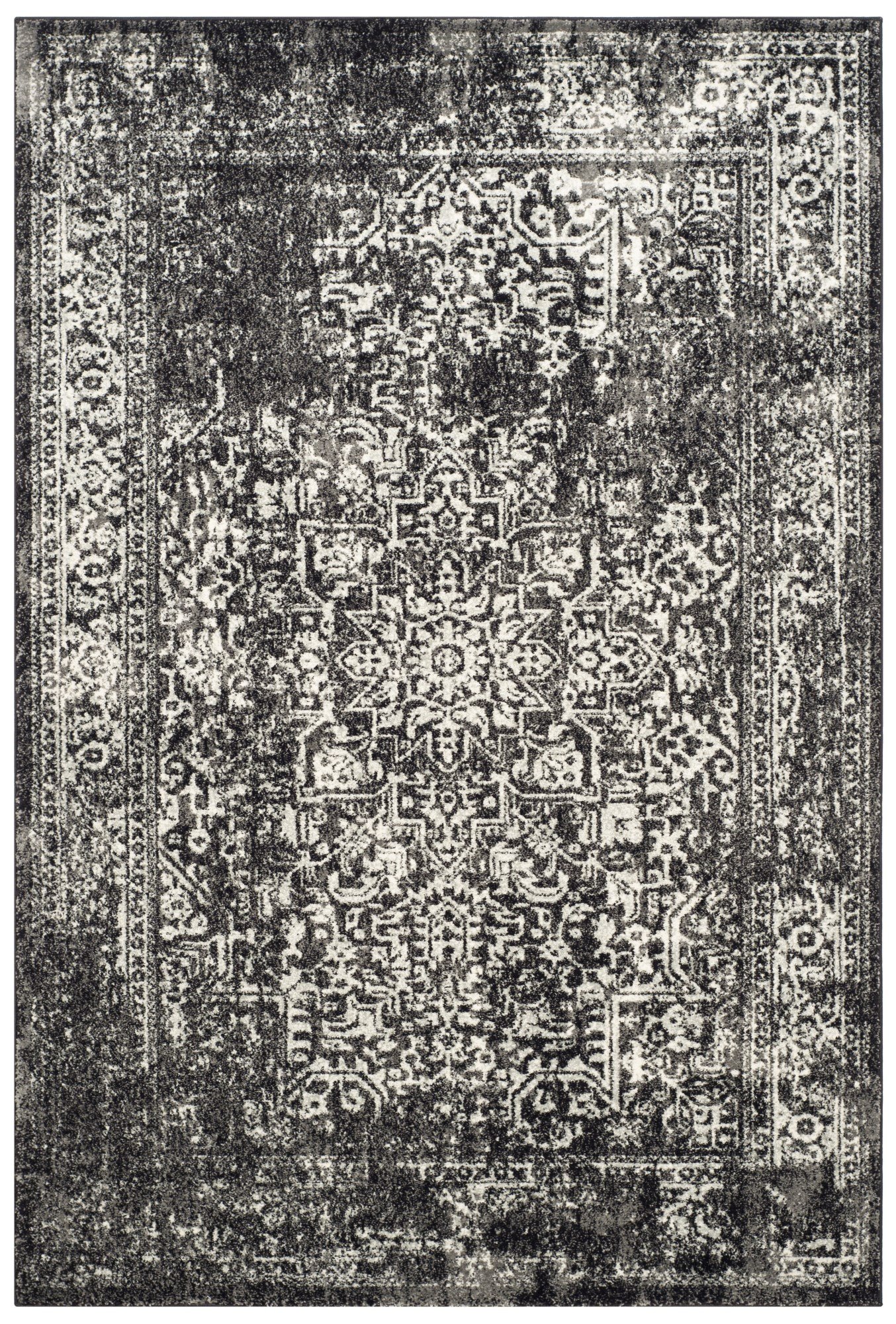 Black Rustic Farmhouse Rugs | Rugs Direct