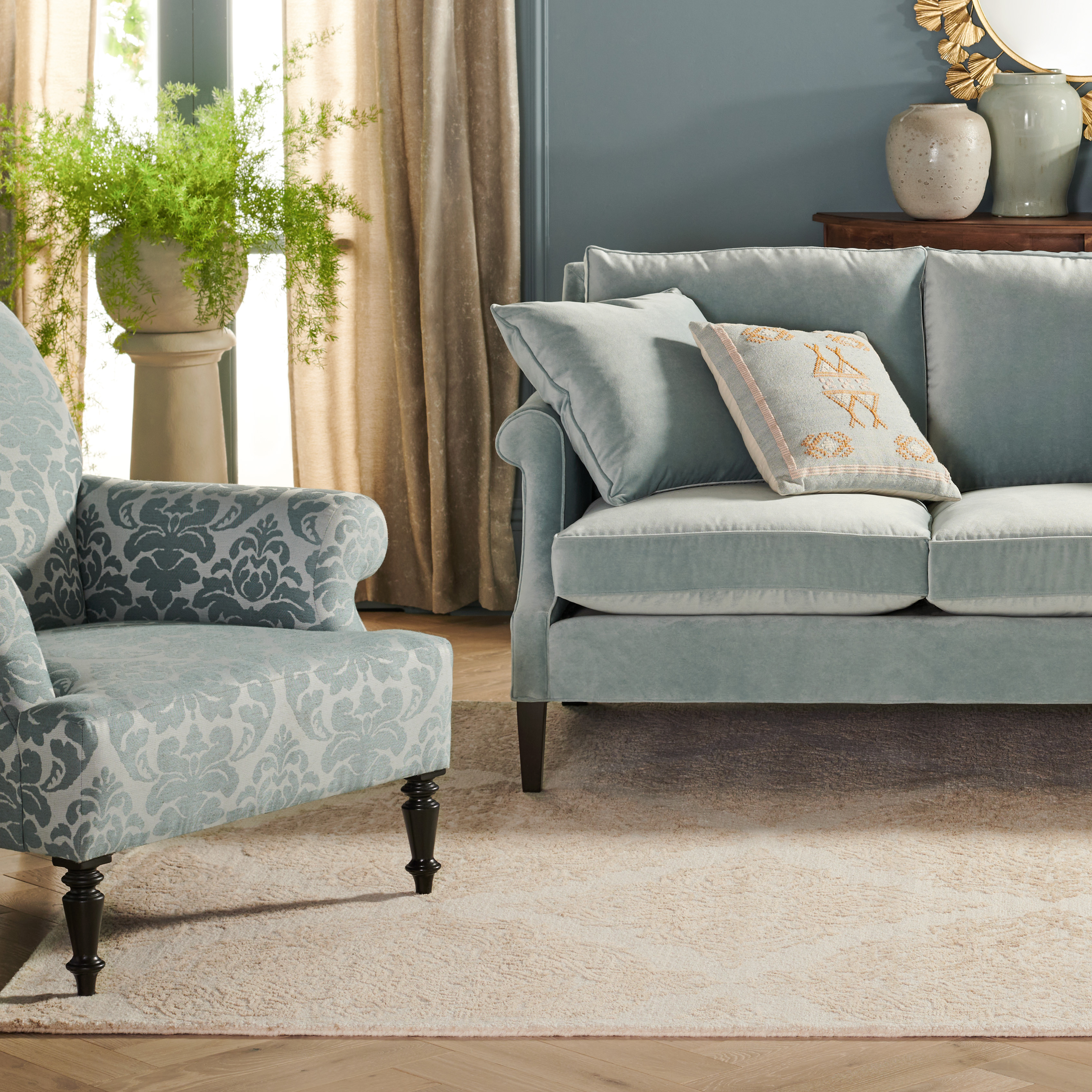 Martha Stewart Rugs Hand-Tufted 300 MSR-3376 Traditional / Oriental ...