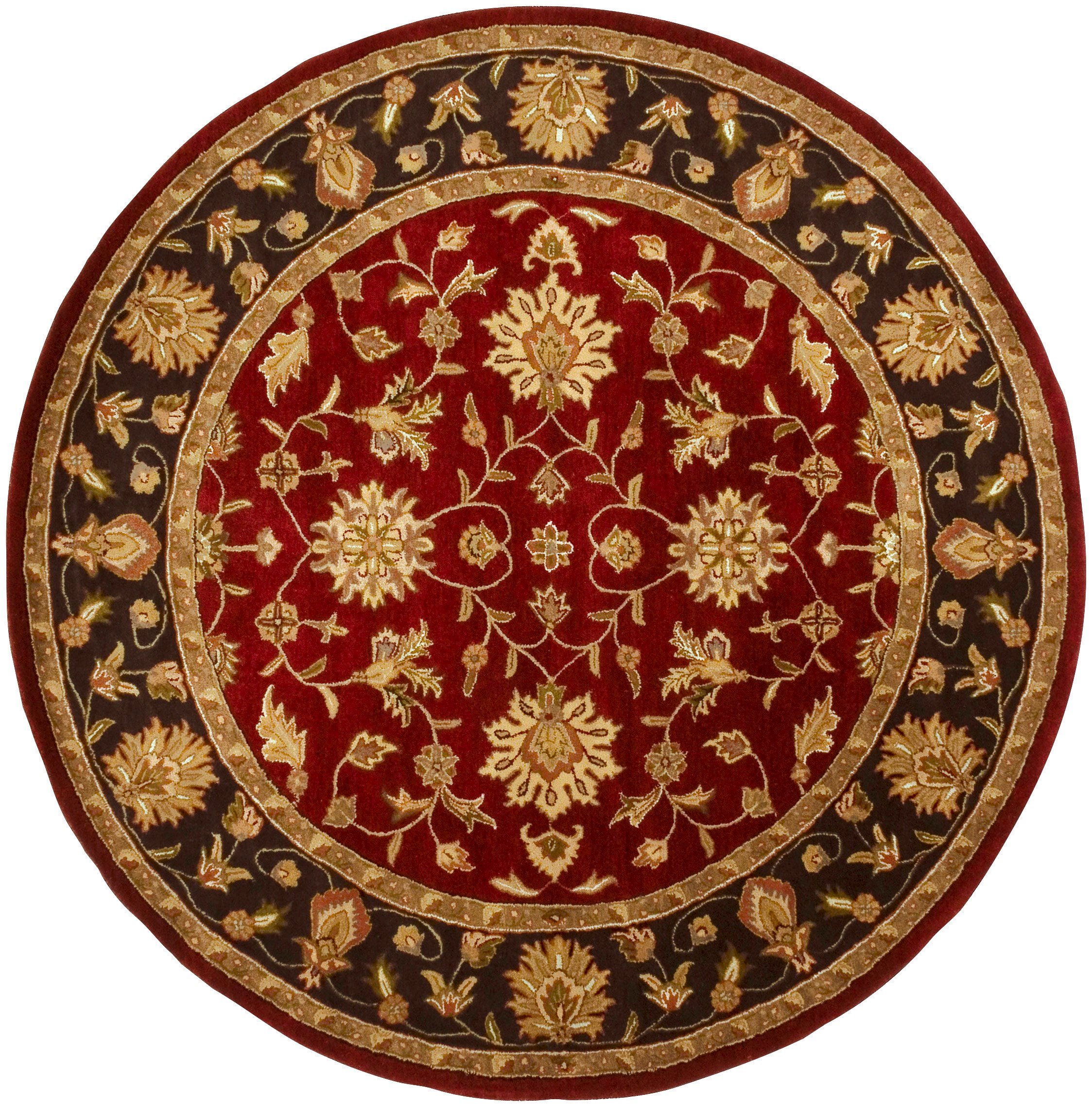 Burgundy Round Rugs | Rugs Direct