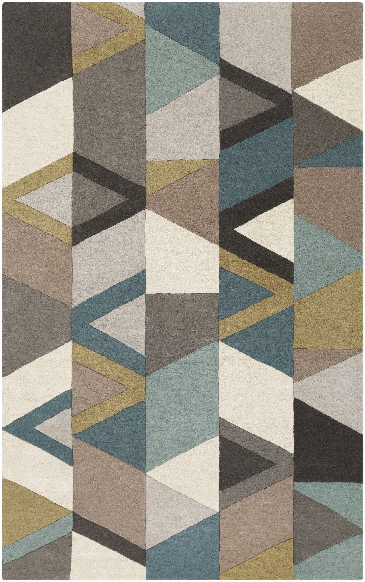 Teal Contemporary / Modern Rugs (Page 3 of 3) | Rugs Direct