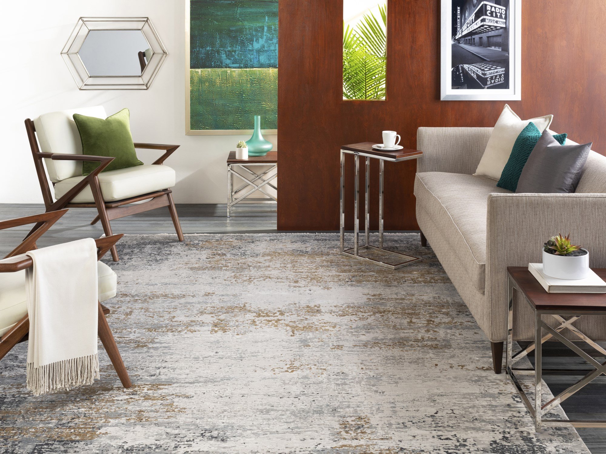 Surya Solar SOR-2302 Abstract Area Rugs | Rugs Direct