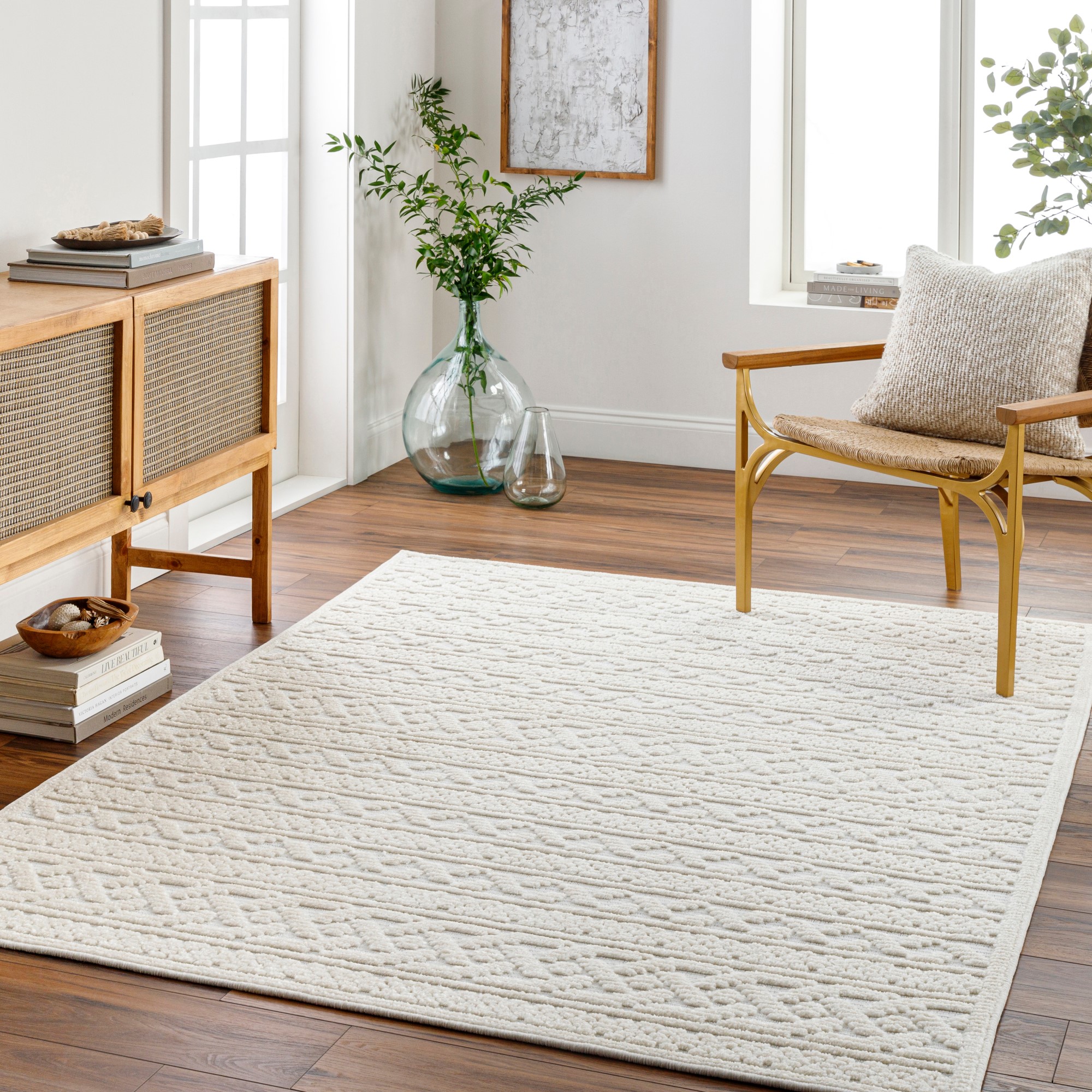 Livabliss Lyna 31720 Area Rugs | Moroccan Rectangular Whites Area Rugs ...