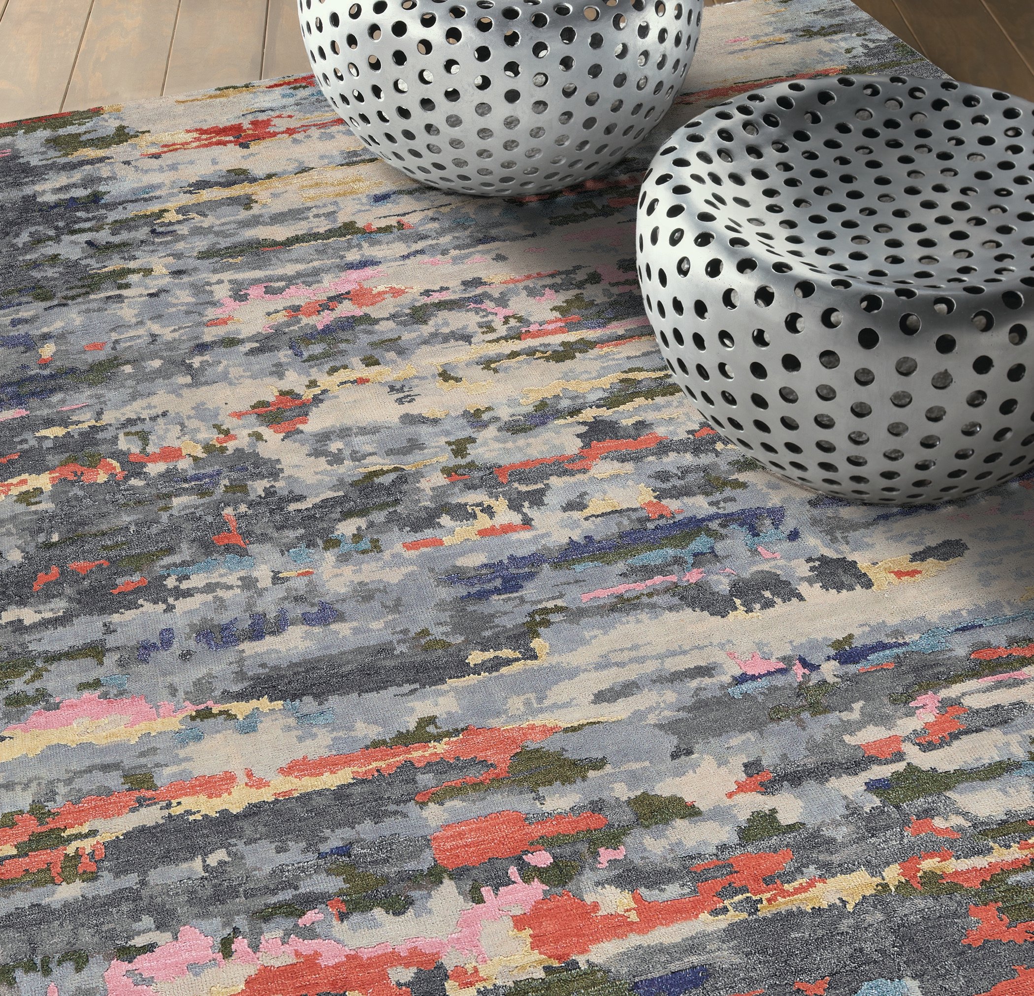Capel Vanida 975 Area Rugs | Abstract Rectangular Greys Area Rugs | Rugs Direct