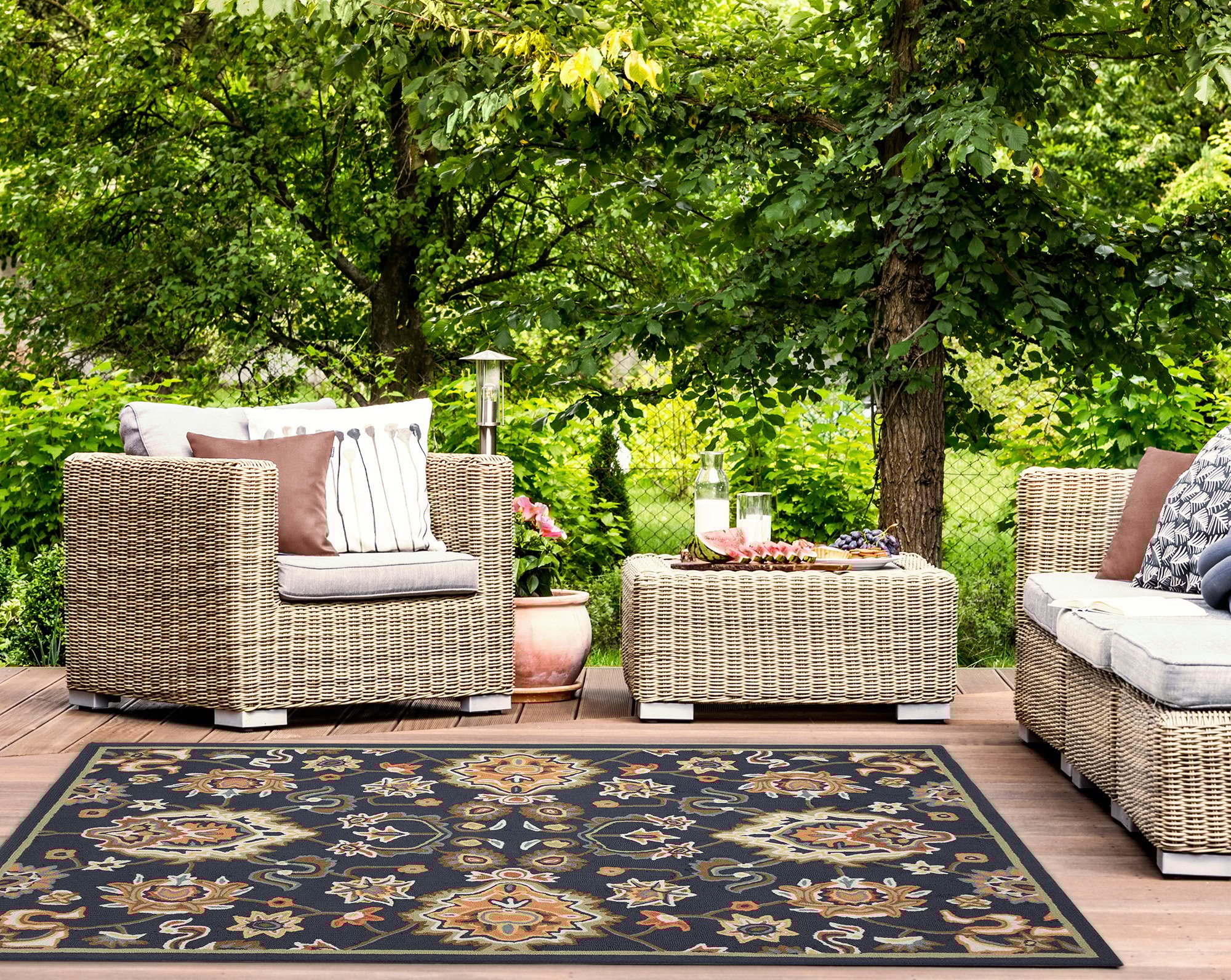 Liora Manne Capri Petra Area Rugs | Traditional / Oriental Rectangular ...