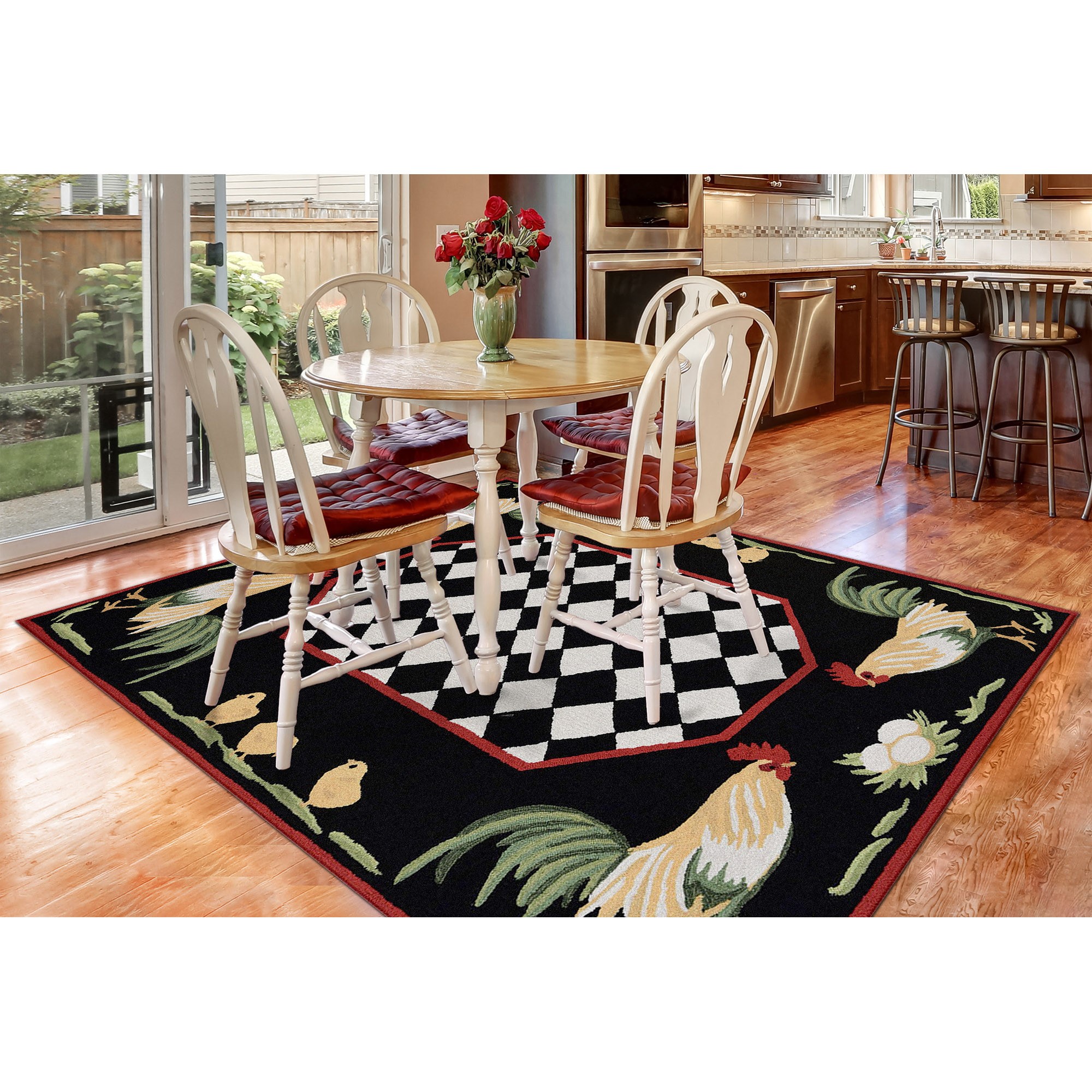 Liora Manne Front Porch Rooster Animals / Animal Skins Area Rugs | Rugs ...