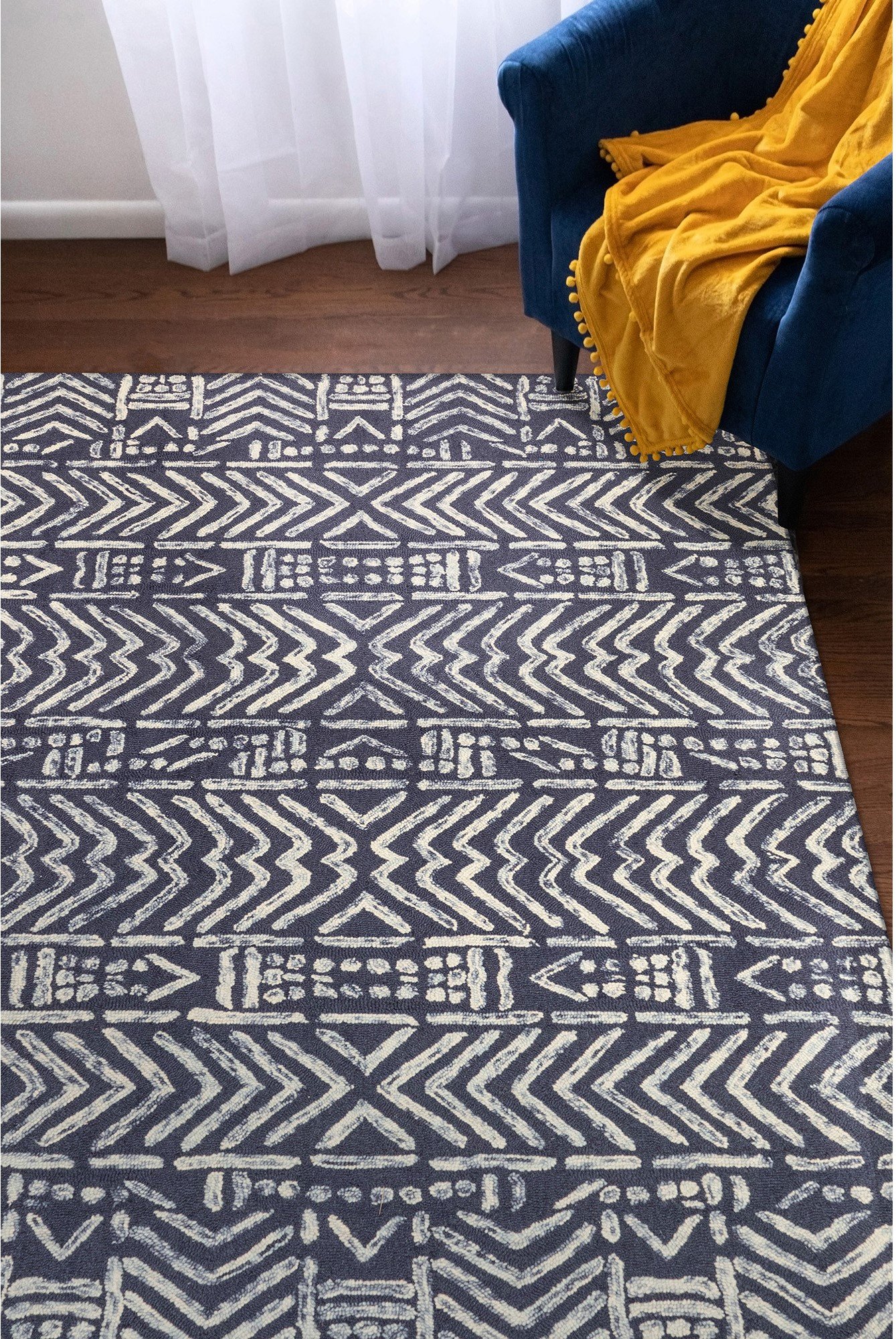 Liora Manne Cyprus Batik Area Rugs | Wool Bohemian Area Rugs | Rugs Direct