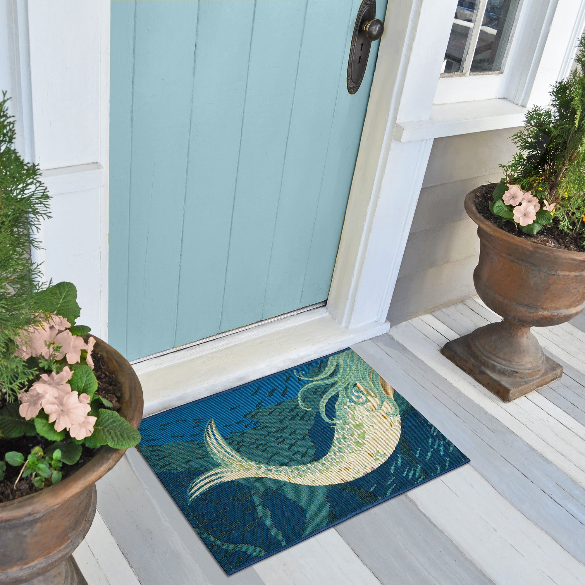 Liora Manne Esencia Mermaids Are Real Area Rugs | Beach / Nautical ...