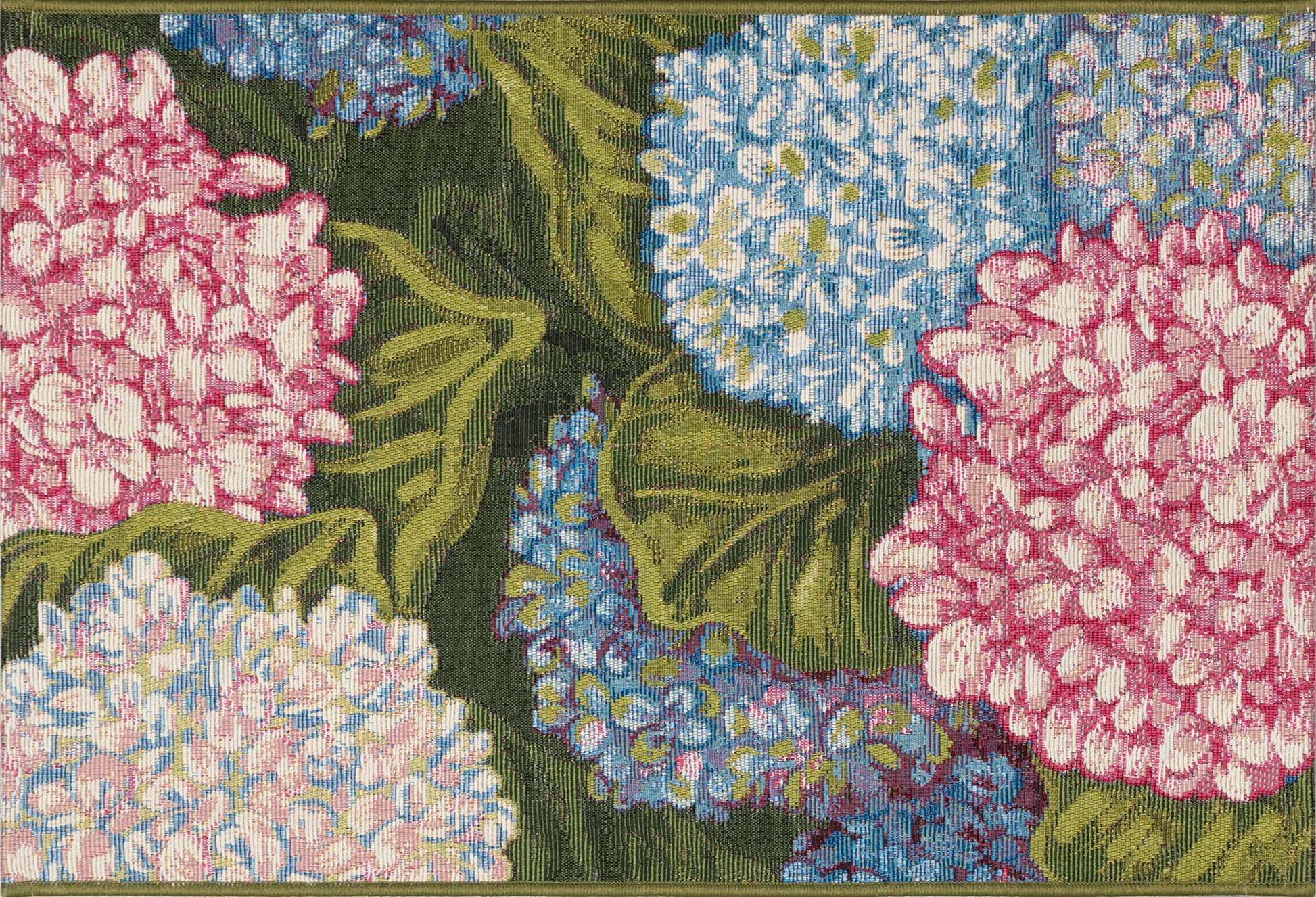 Liora Manne Esencia Hydrangeas Area Rugs | Floral / Botanical ...