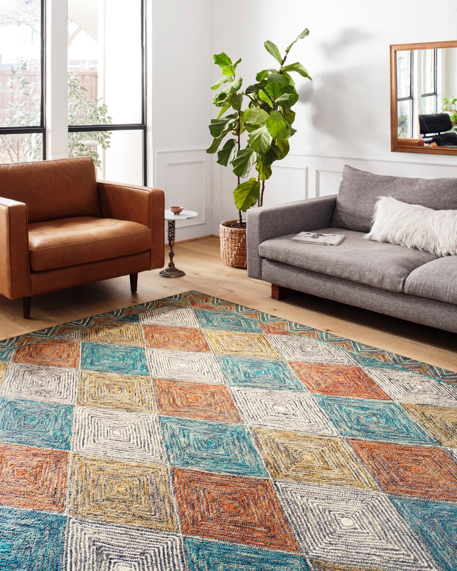 Loloi Spectrum SPE-02 Area Rugs | Wool Geometric Area Rugs | Rugs Direct