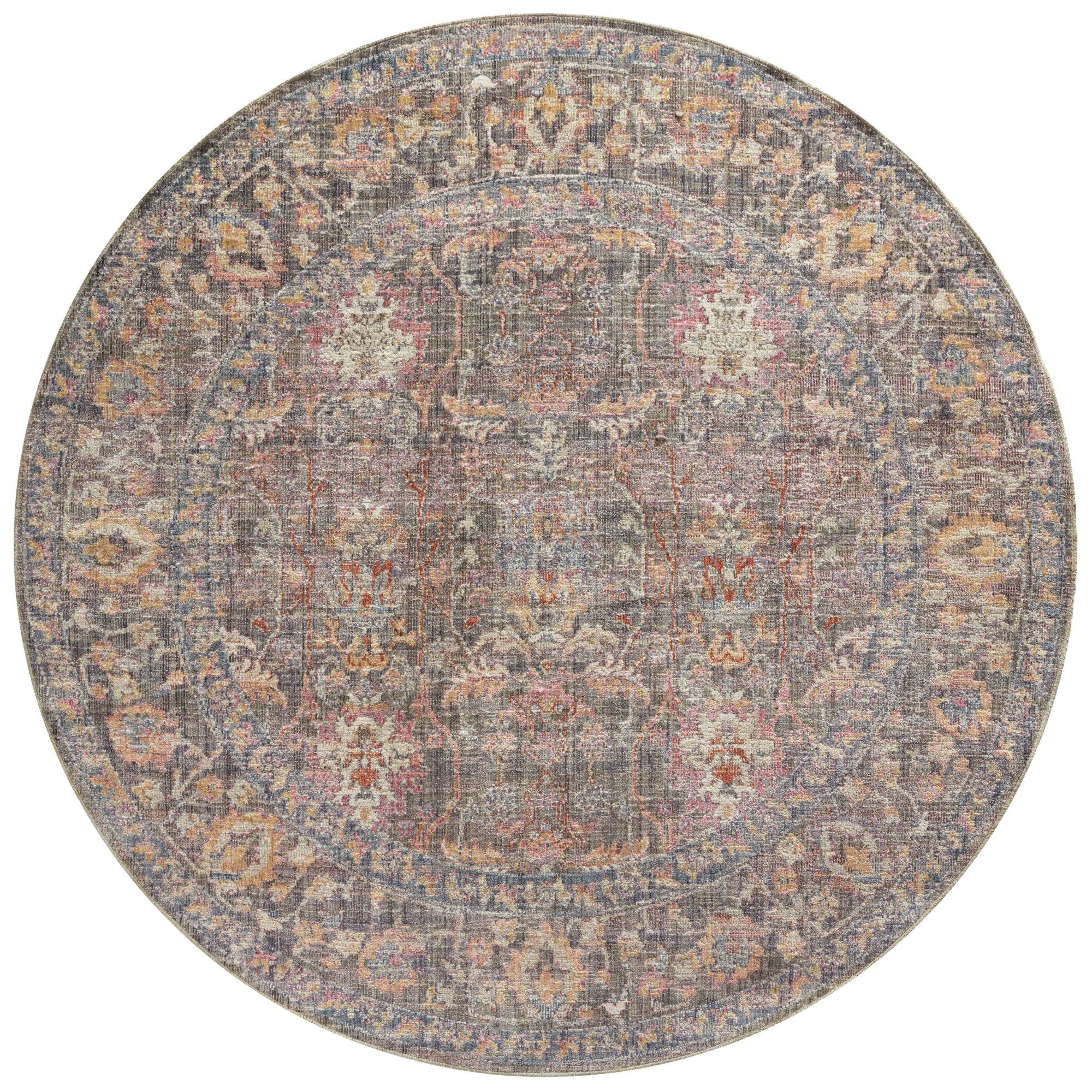 Grey Round Rugs | Rugs Direct