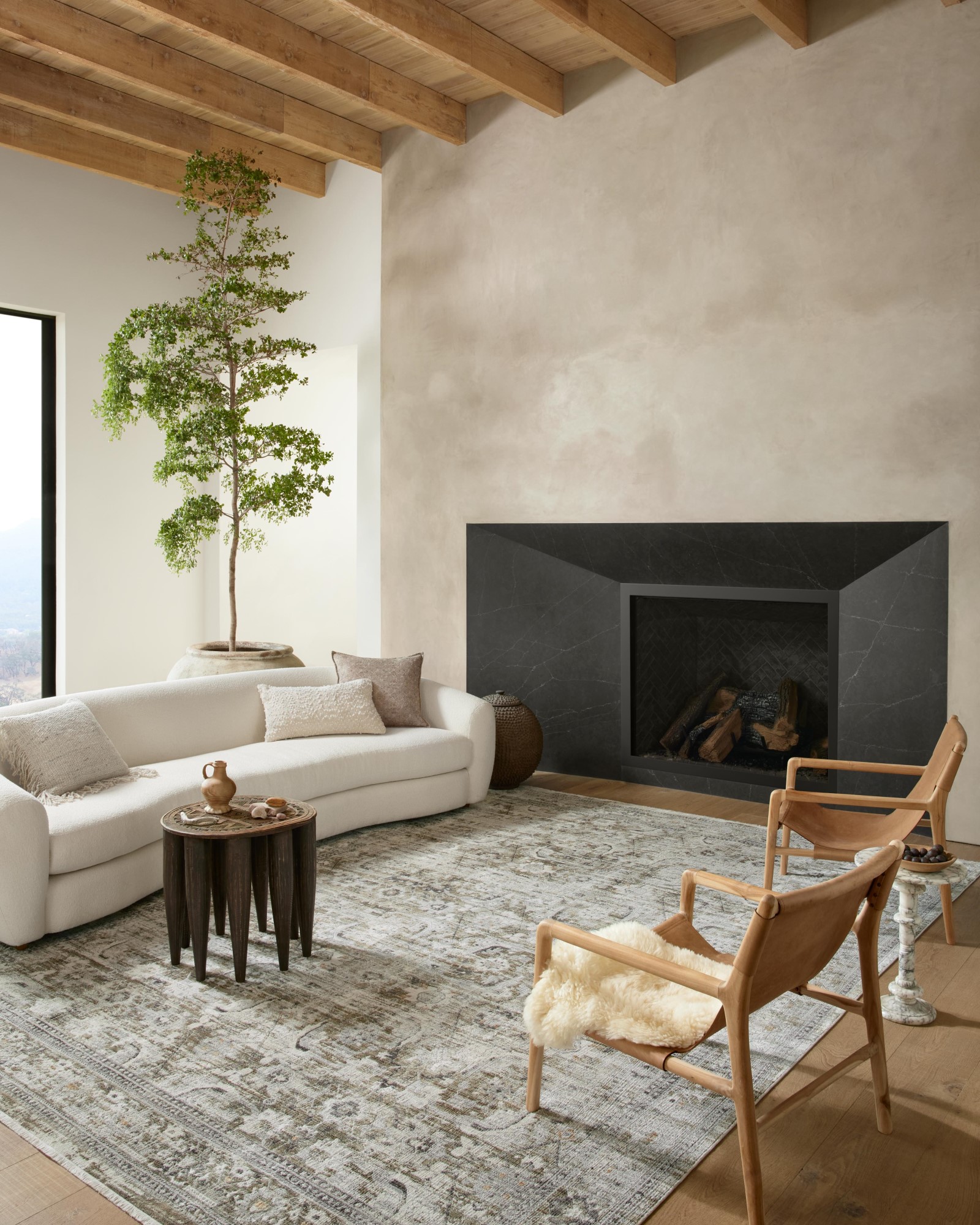 Loloi Bonney BNY-02 Vintage / Overdyed Area Rugs | Rugs Direct