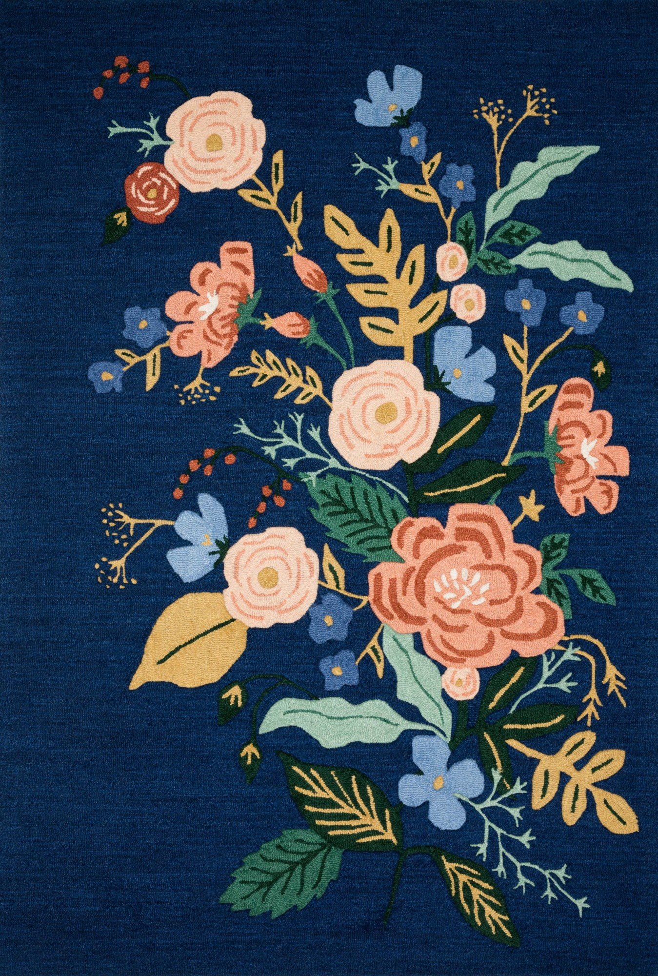 Rifle Paper Co. x Loloi Les Fleurs LES-04 Floral Wool Area Rugs | Rugs ...