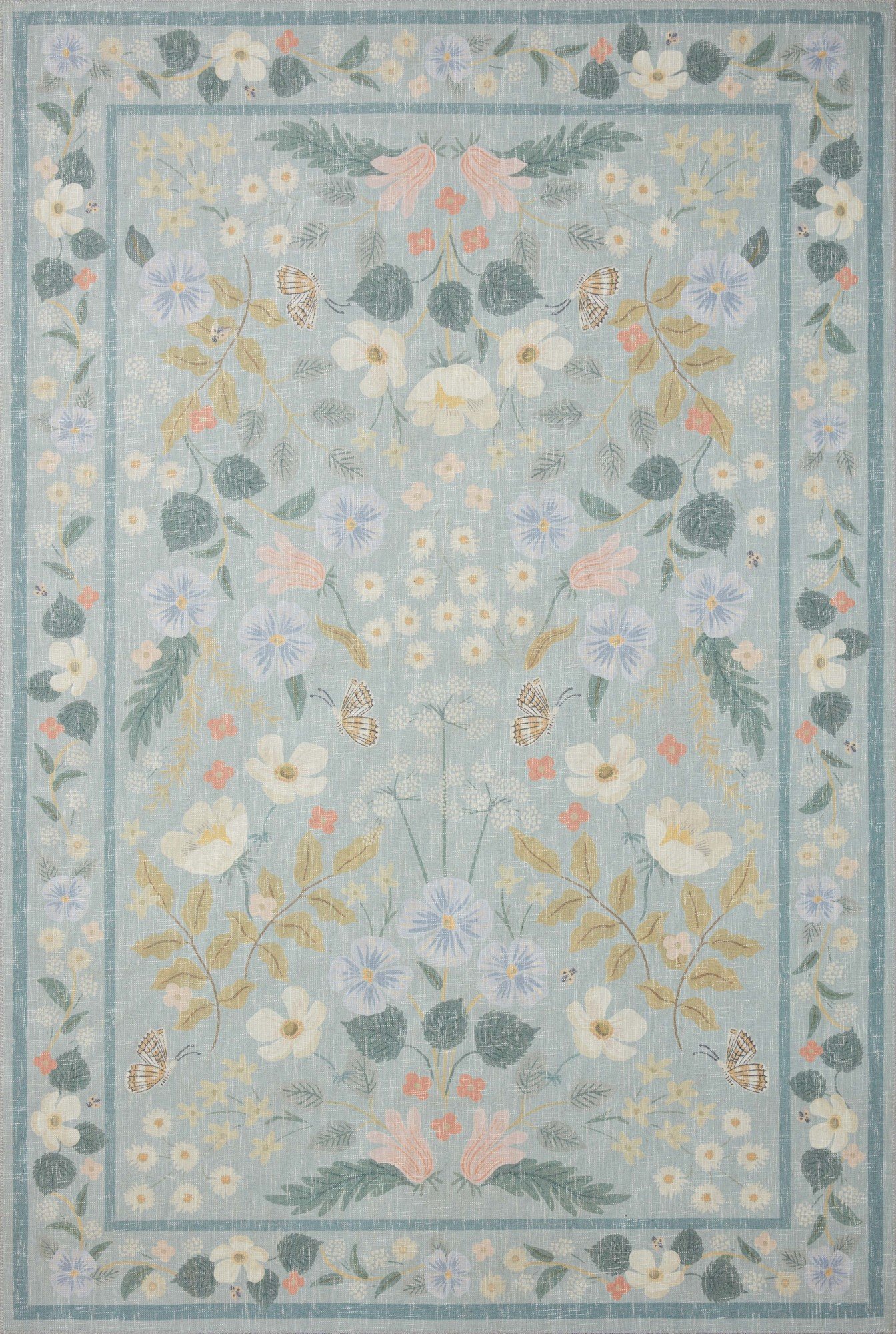 Shop the Best Blue Floral Rugs | Rugs Direct