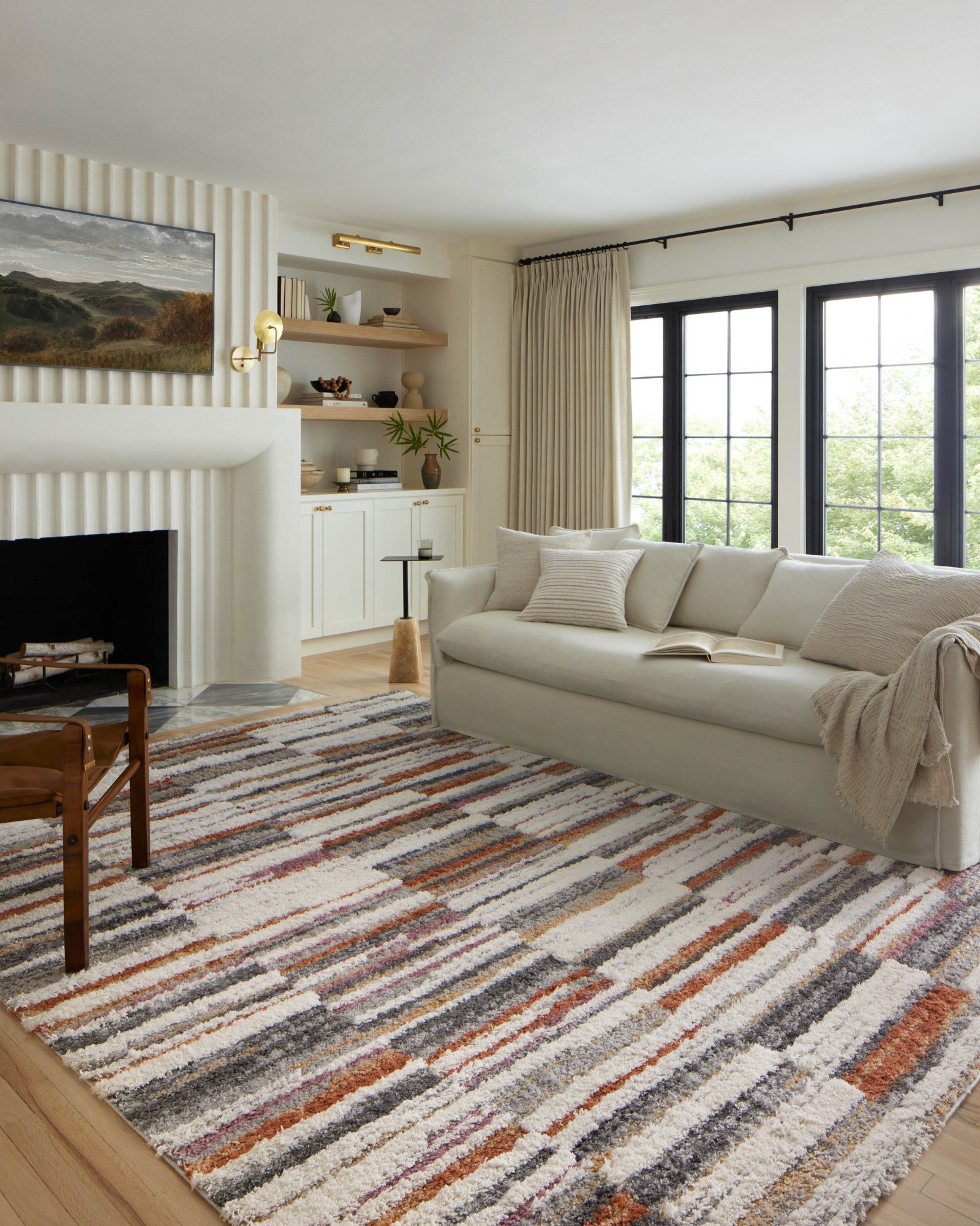 Loloi Levitt Shag LEV-03 Area Rugs | Shag Rectangular Whites Area Rugs ...