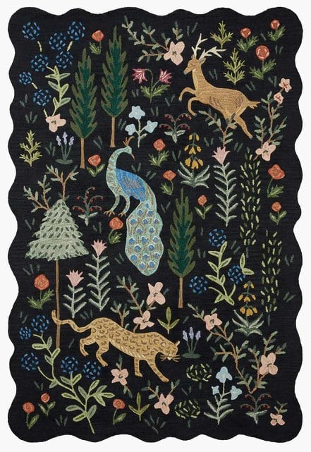Rifle Paper Co. x Loloi Silhouette SIH-03 Floral / Botanical Area Rugs ...