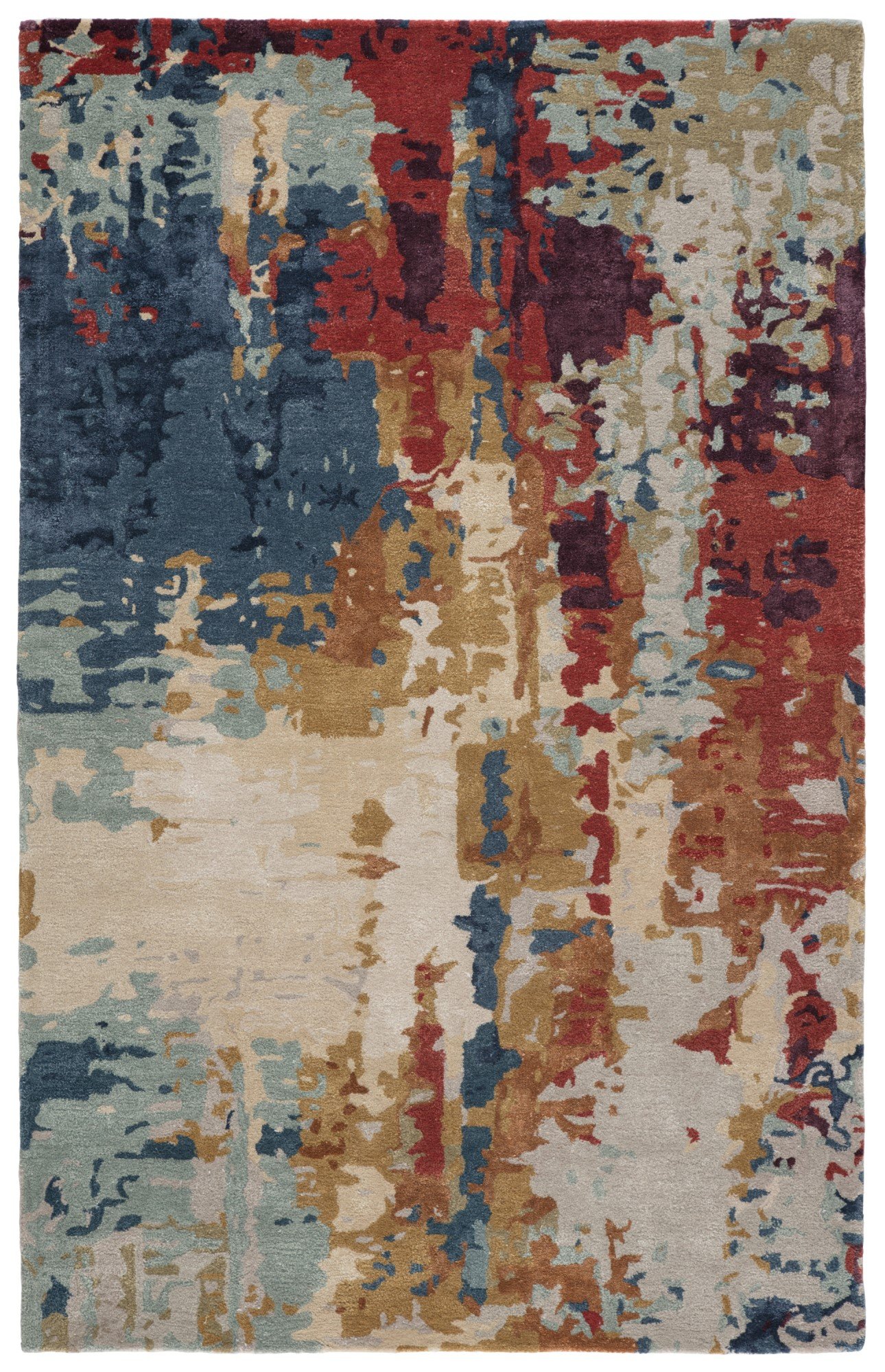 Tan & Beige Abstract Area Rugs | Rugs Direct