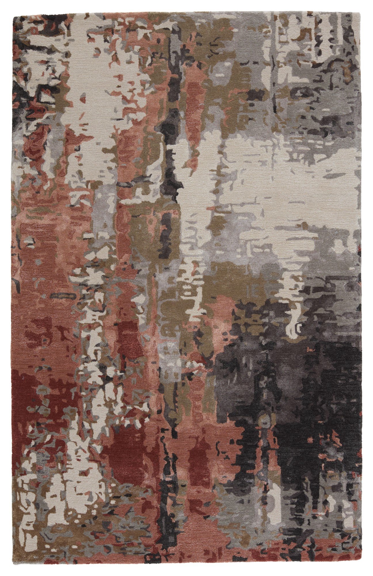 Red Abstract Rugs | Rugs Direct