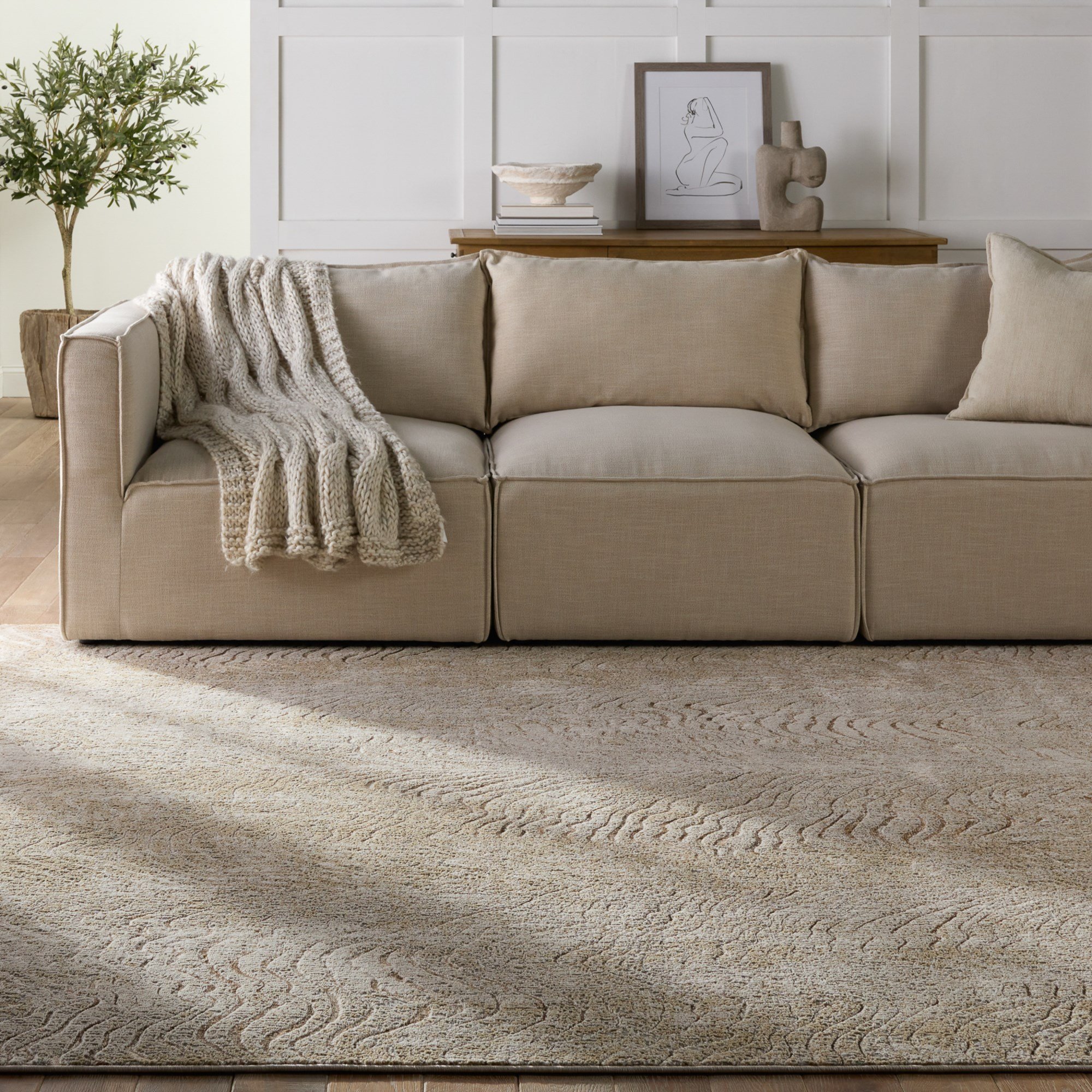 Jaipur Living Catalyst Dune Contemporary / Modern Area Rugs | Rugs Direct