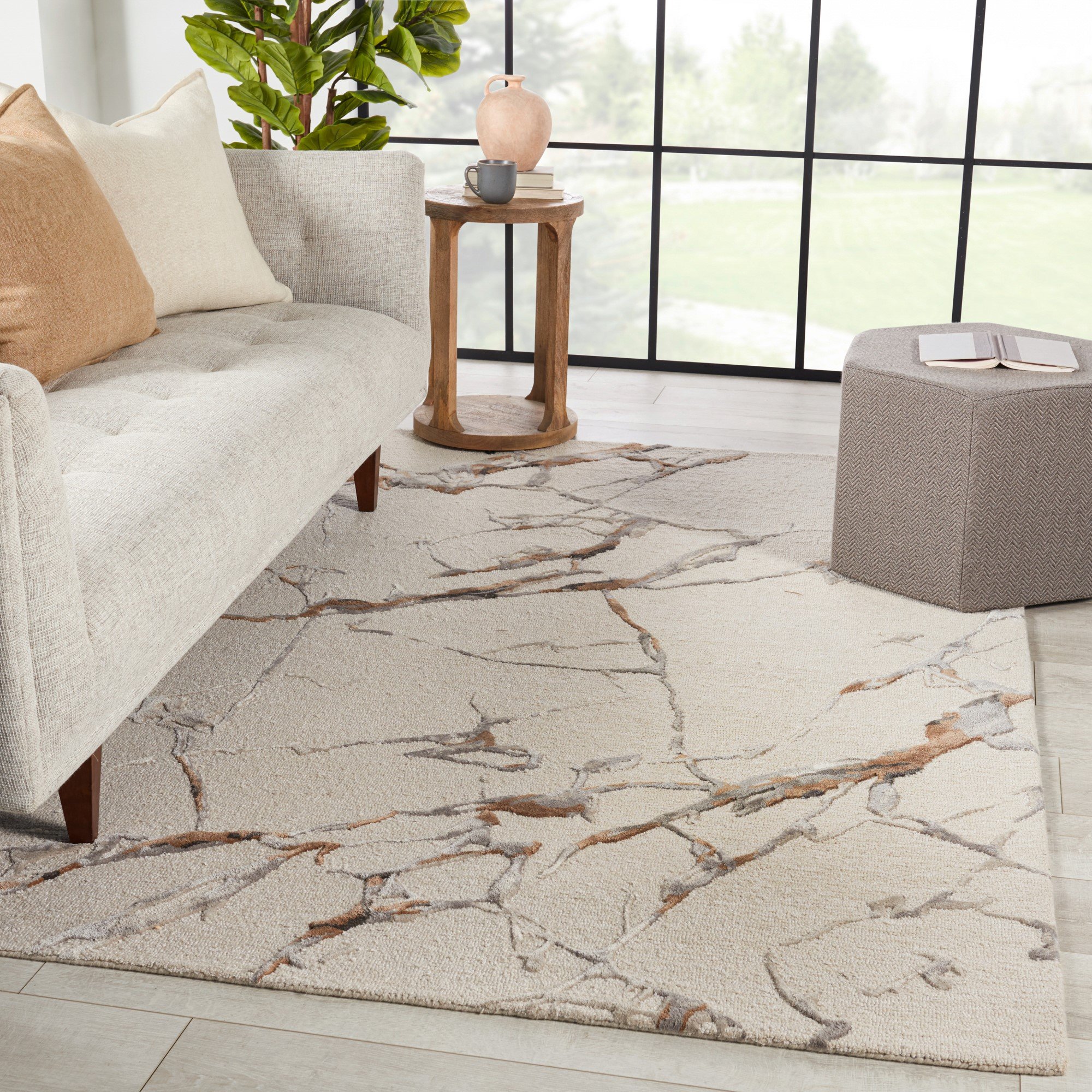 Jaipur Living Fragment Shattered Abstract Area Rugs | Rugs Direct