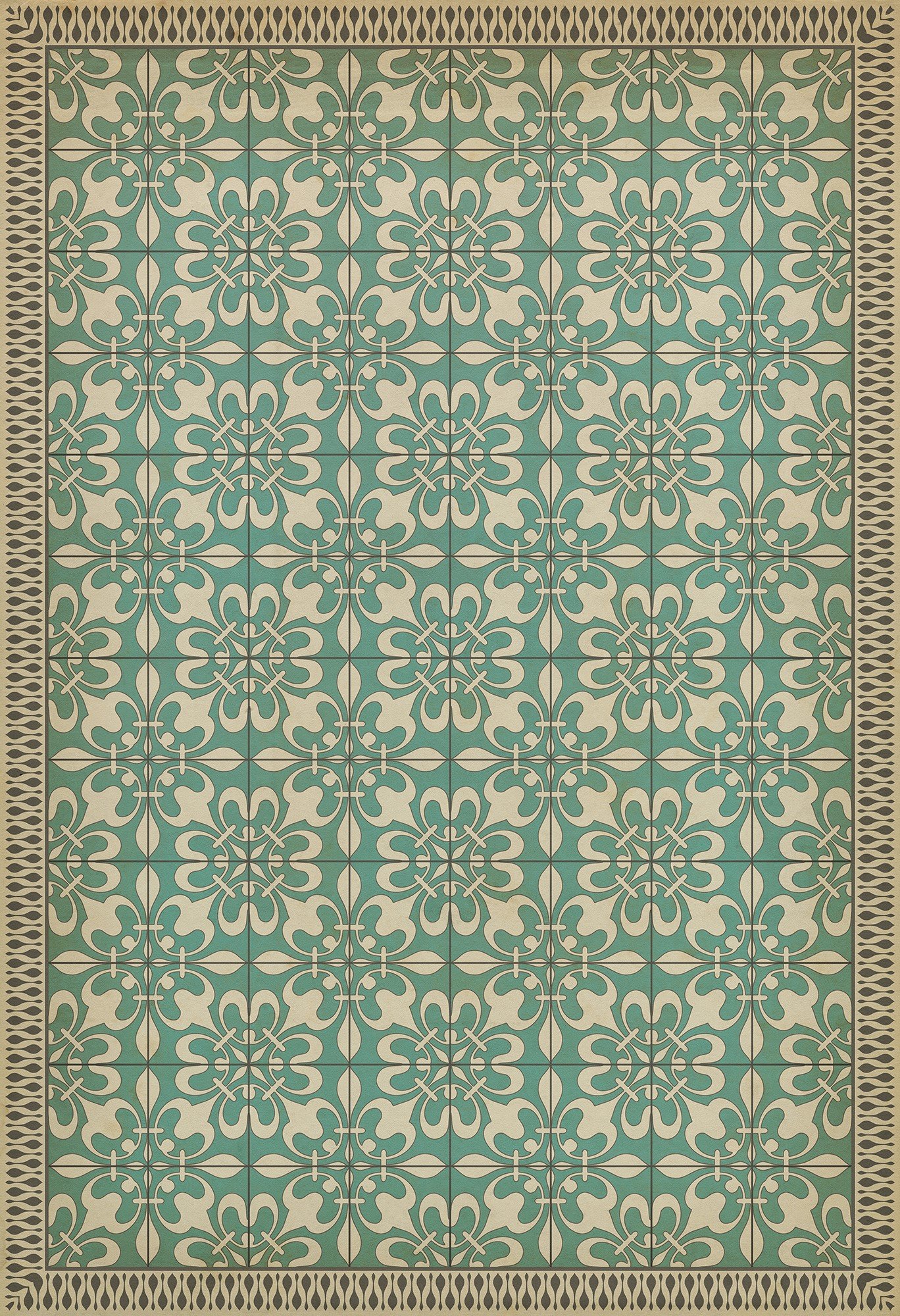 Spicher and Company Classic Vintage Vinyl Pattern 55 Contemporary Area ...