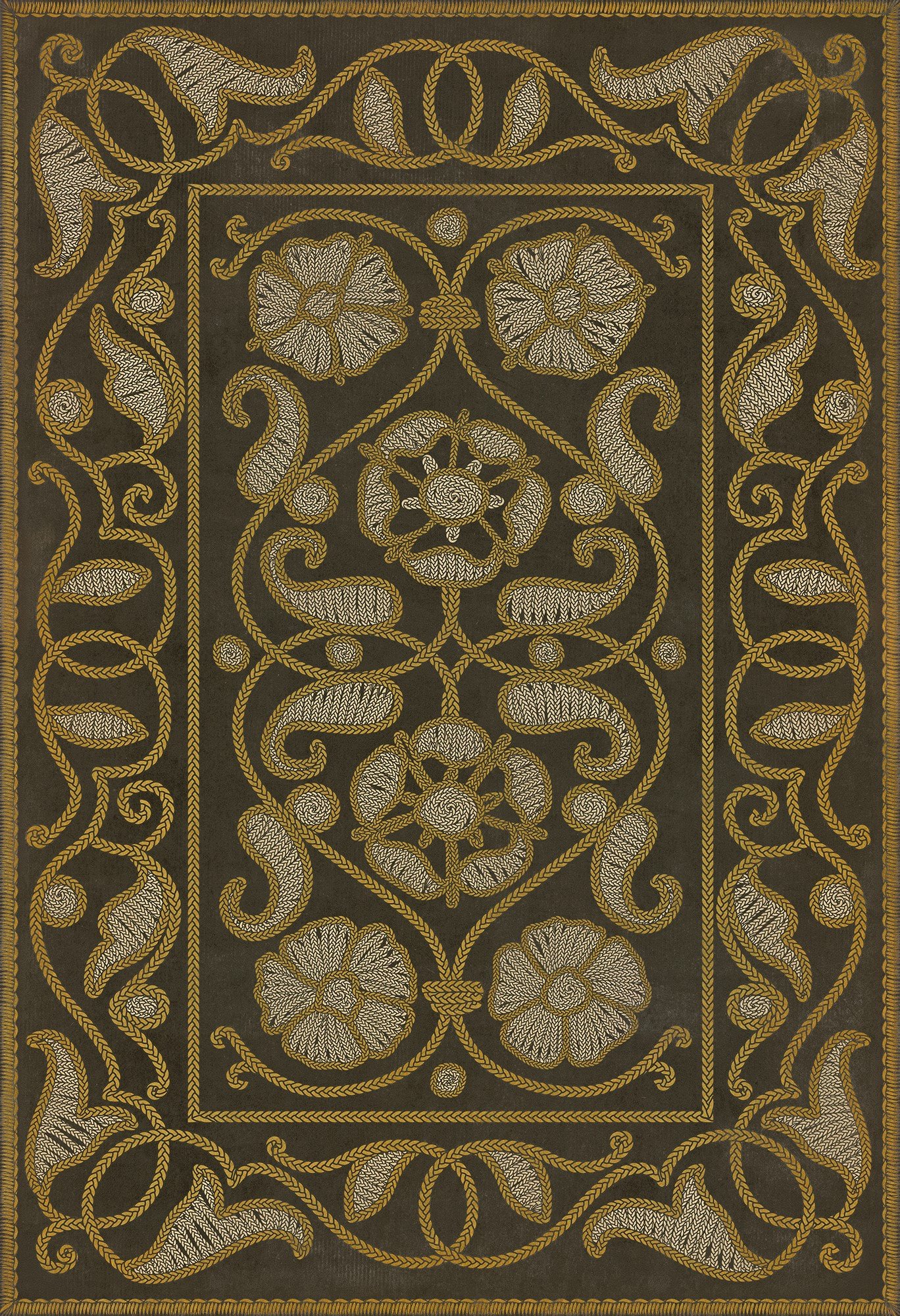 Spicher and Company Classic Vintage Vinyl Pattern 64 Rugs | Rugs Direct