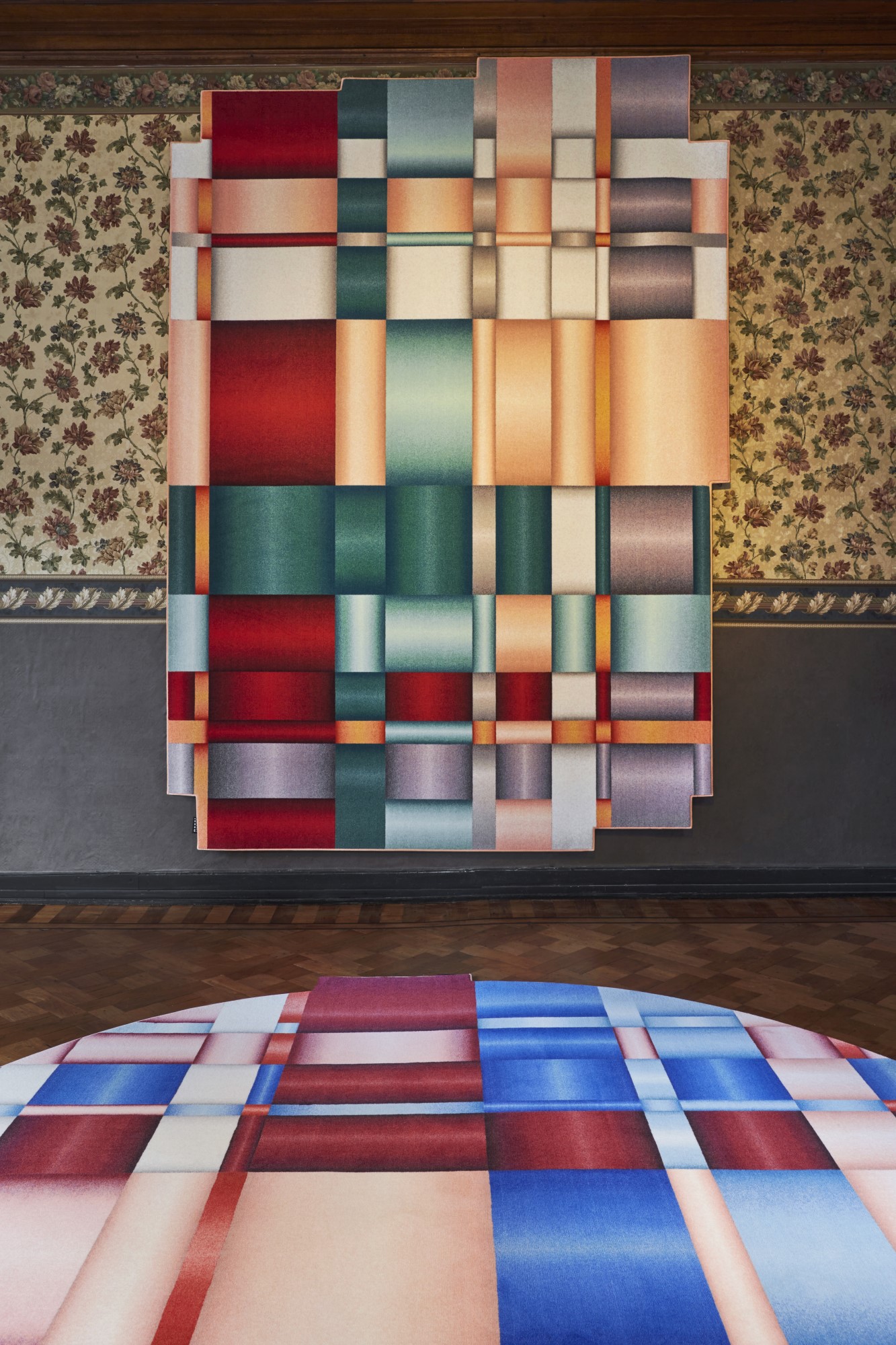 Moooi Carpets Lint Lint Geometric Area Rugs | Rugs Direct