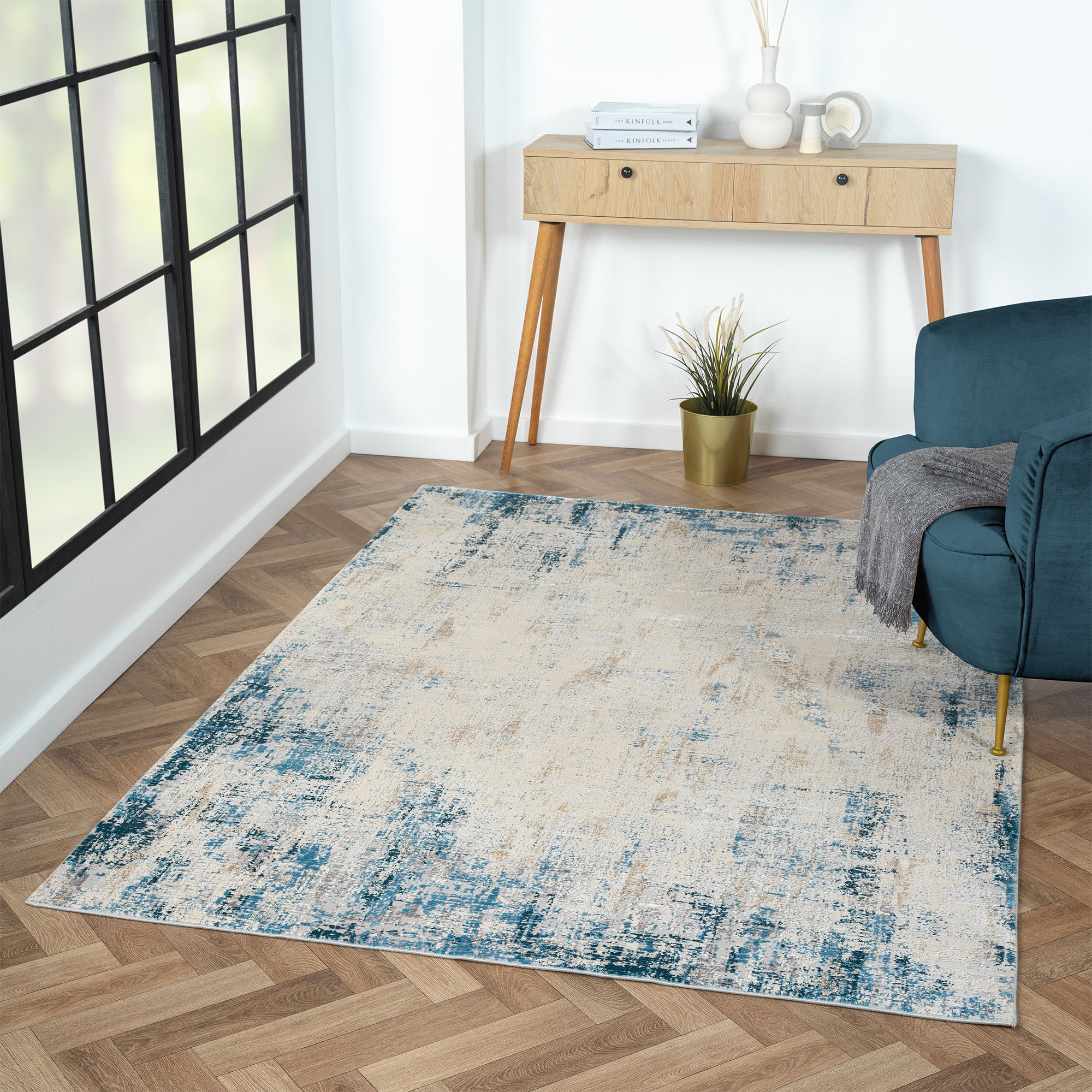 Rajani Home Cliffside Foster Abstract Area Rugs | Rugs Direct
