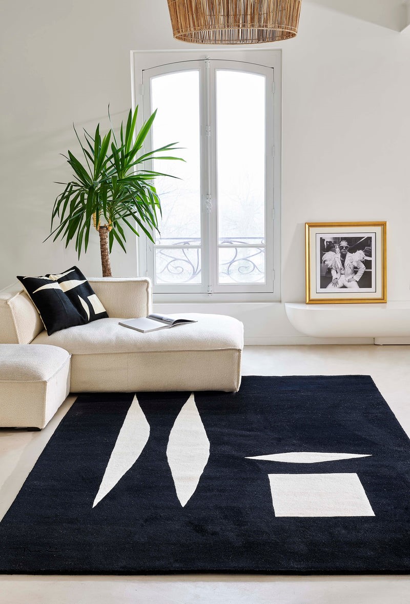 Toulemonde Bochart Nanquim Nanquim Contemporary / Modern Area Rugs ...