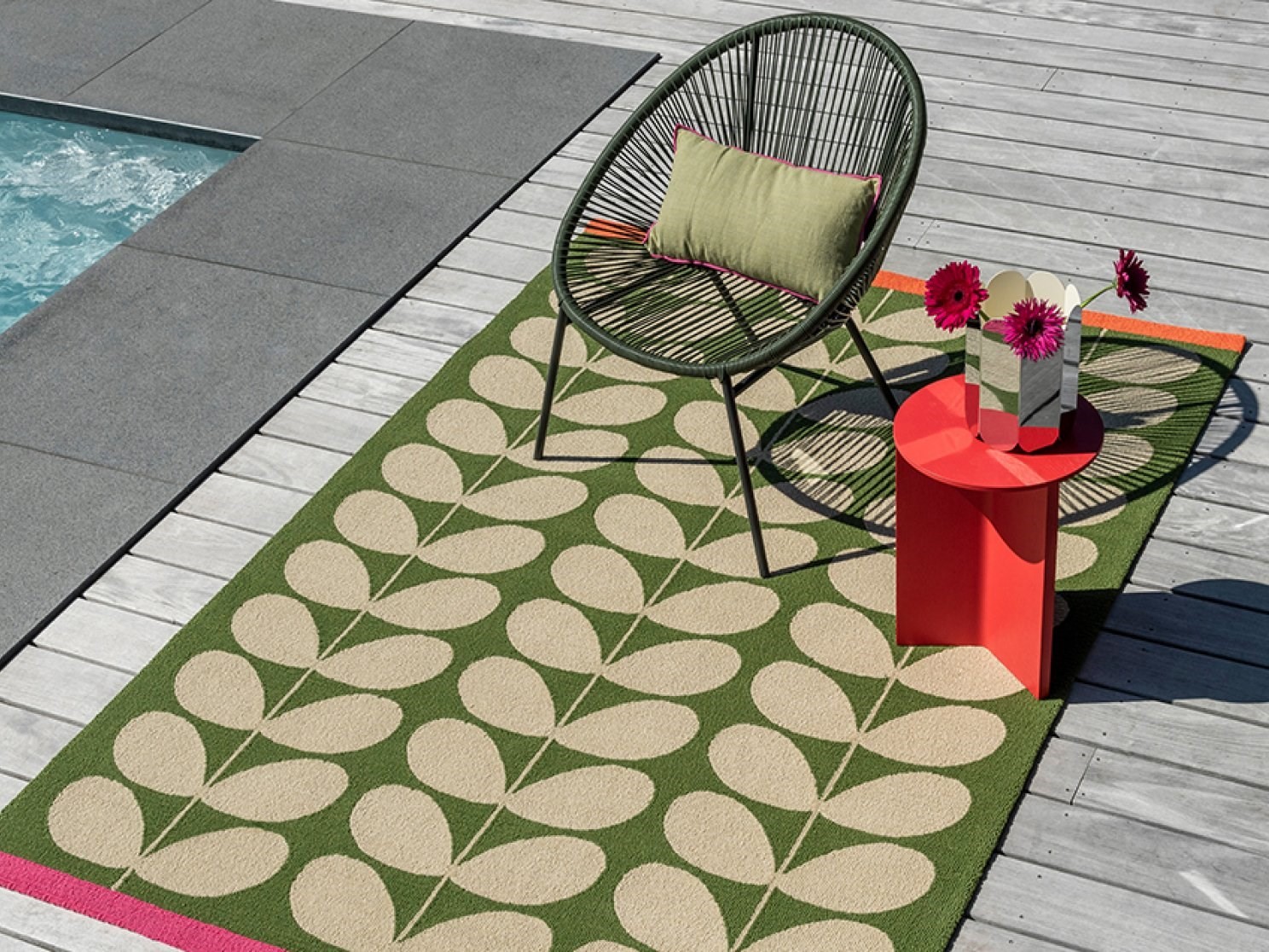 Orla Kiely for Brink and Campman Solid Stem Contemporary / Modern Area ...